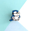 Wild Whimsy Woolies - Blue Jay Enamel Pin - Baseball Pin - Bird Gift ...