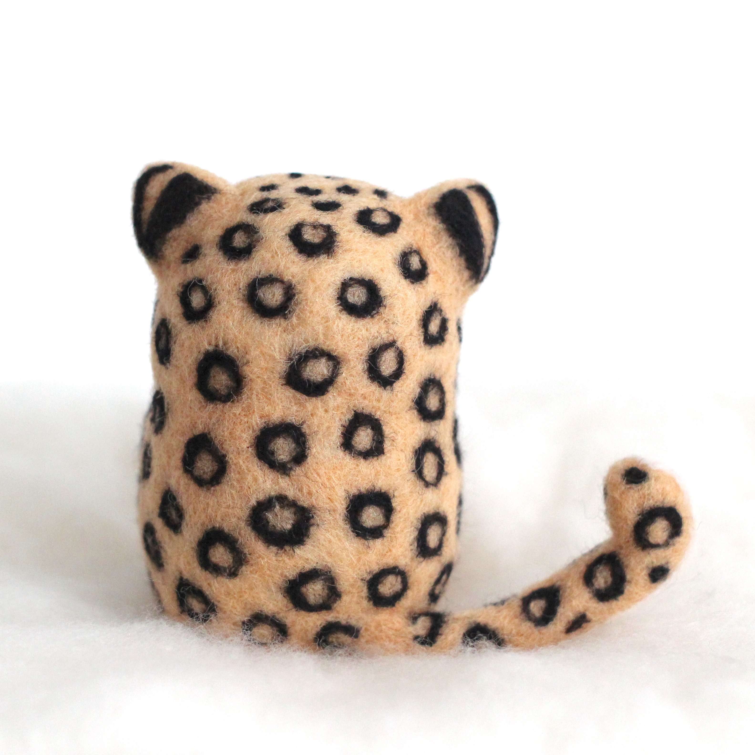 Needle Felted Amur Leopard – Wild Whimsy Woolies
