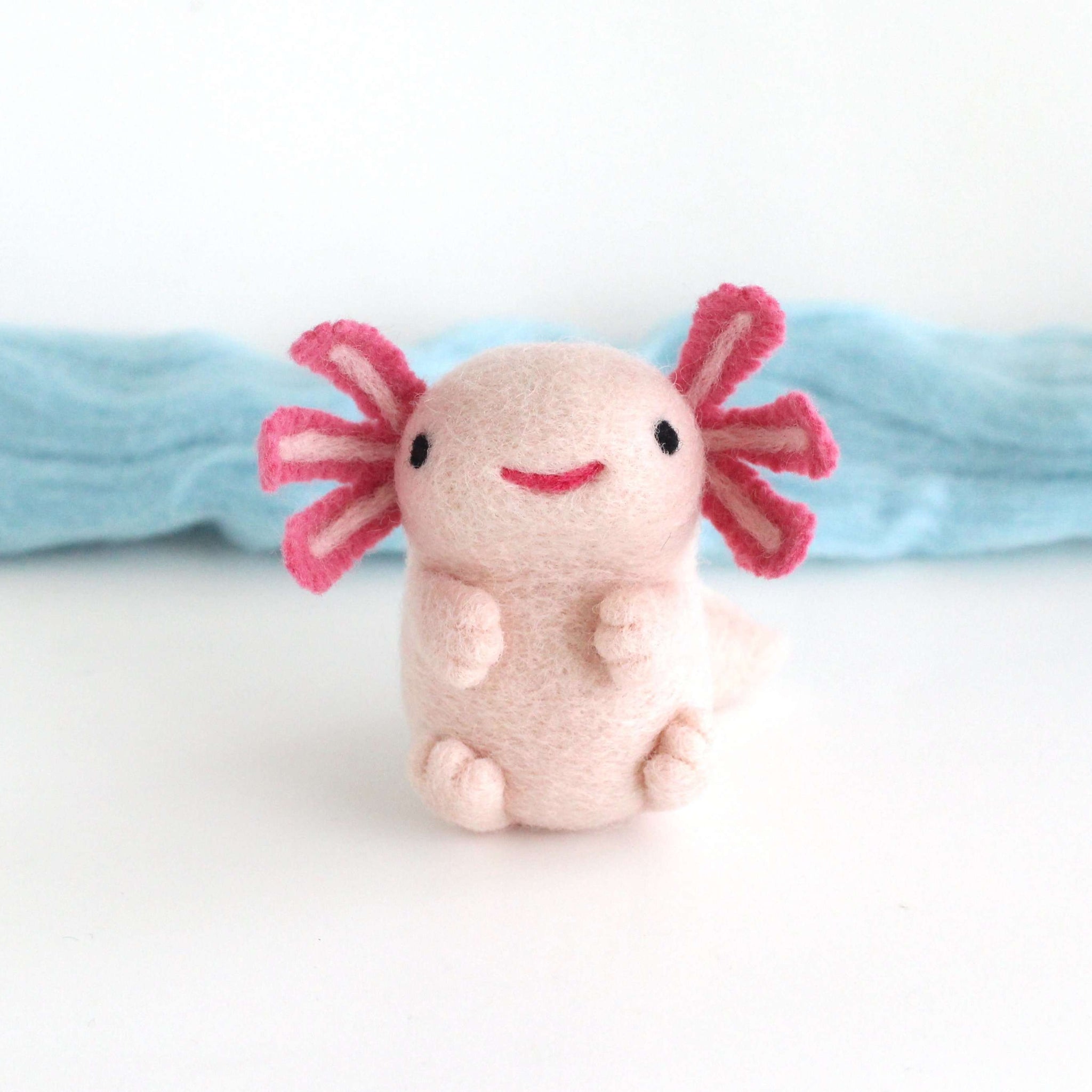 Needle Felted Axolotl – Wild Whimsy Woolies