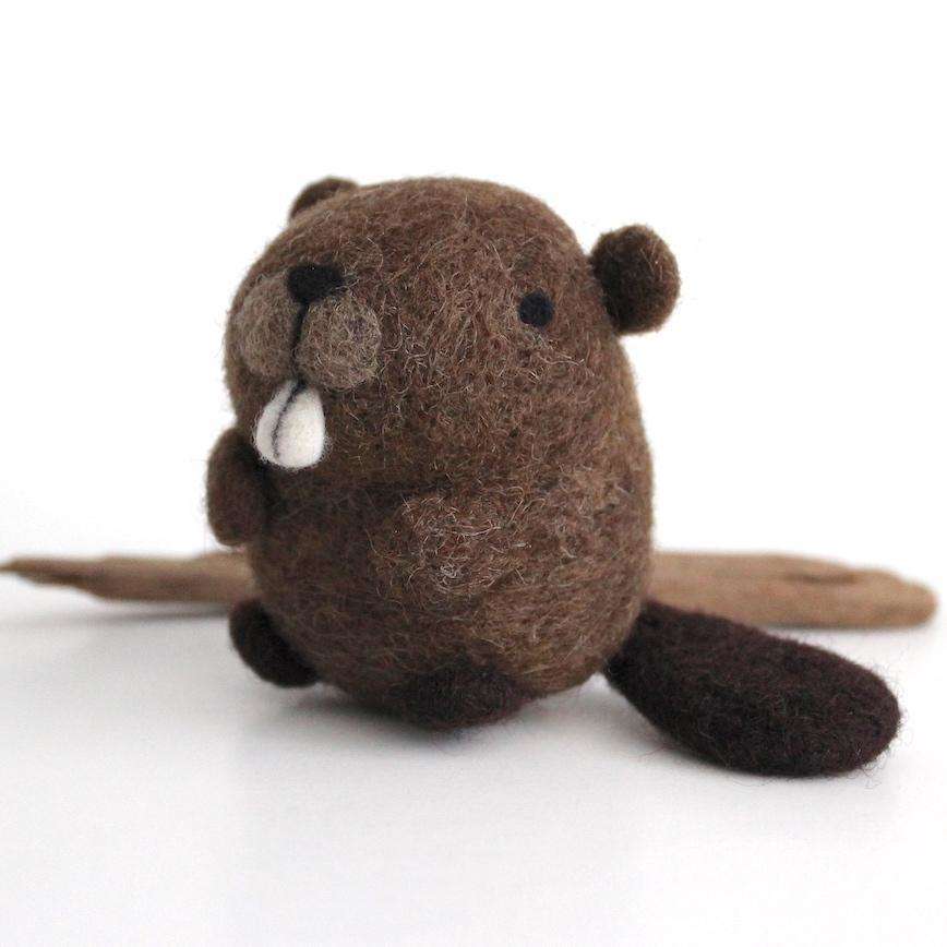 Needle Felted Beaver – Wild Whimsy Woolies