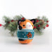 Needle Felted Calico Cat in Gingerbread Christmas Sweater – Wild Whimsy ...