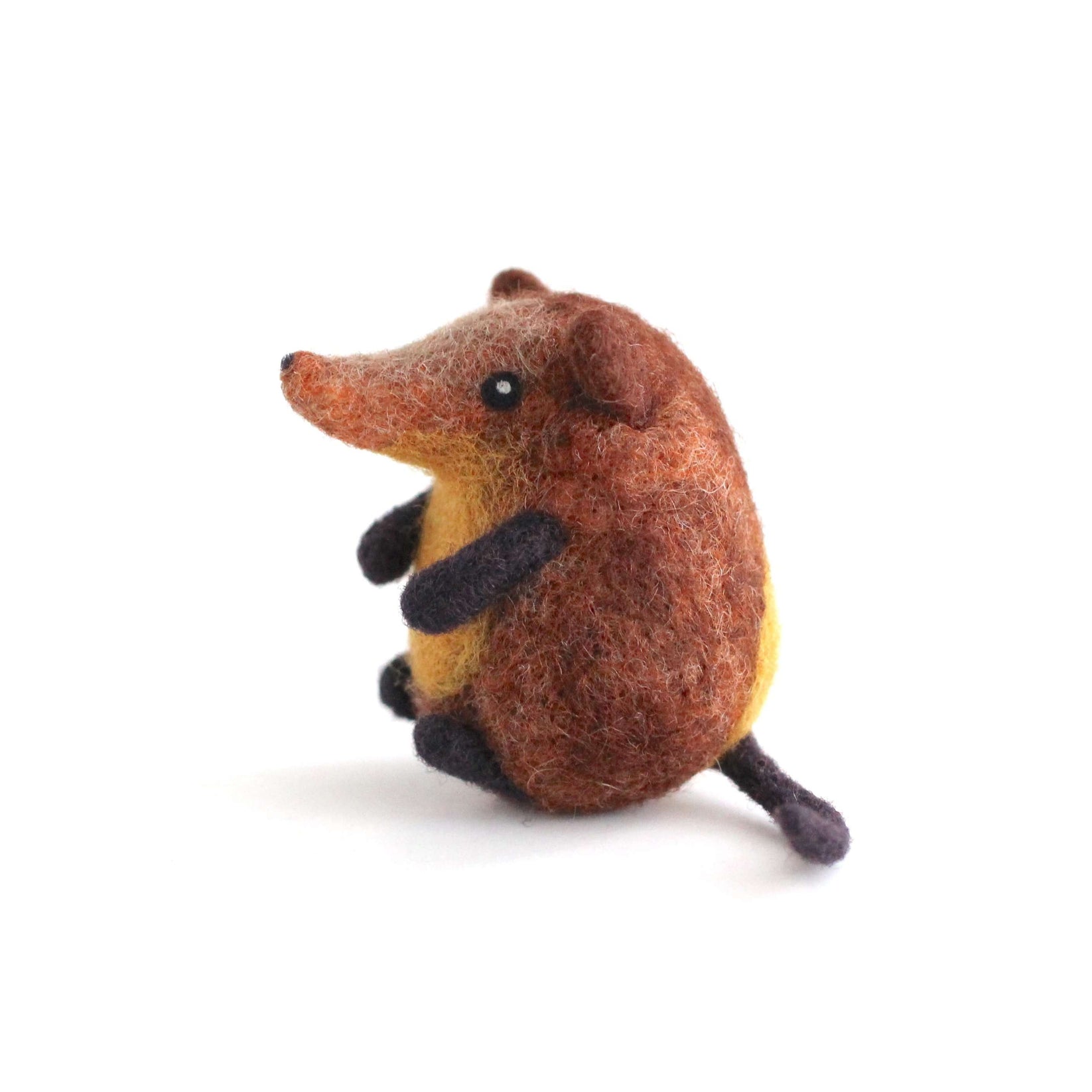 Needle Felted Golden-Rumped Sengi – Wild Whimsy Woolies
