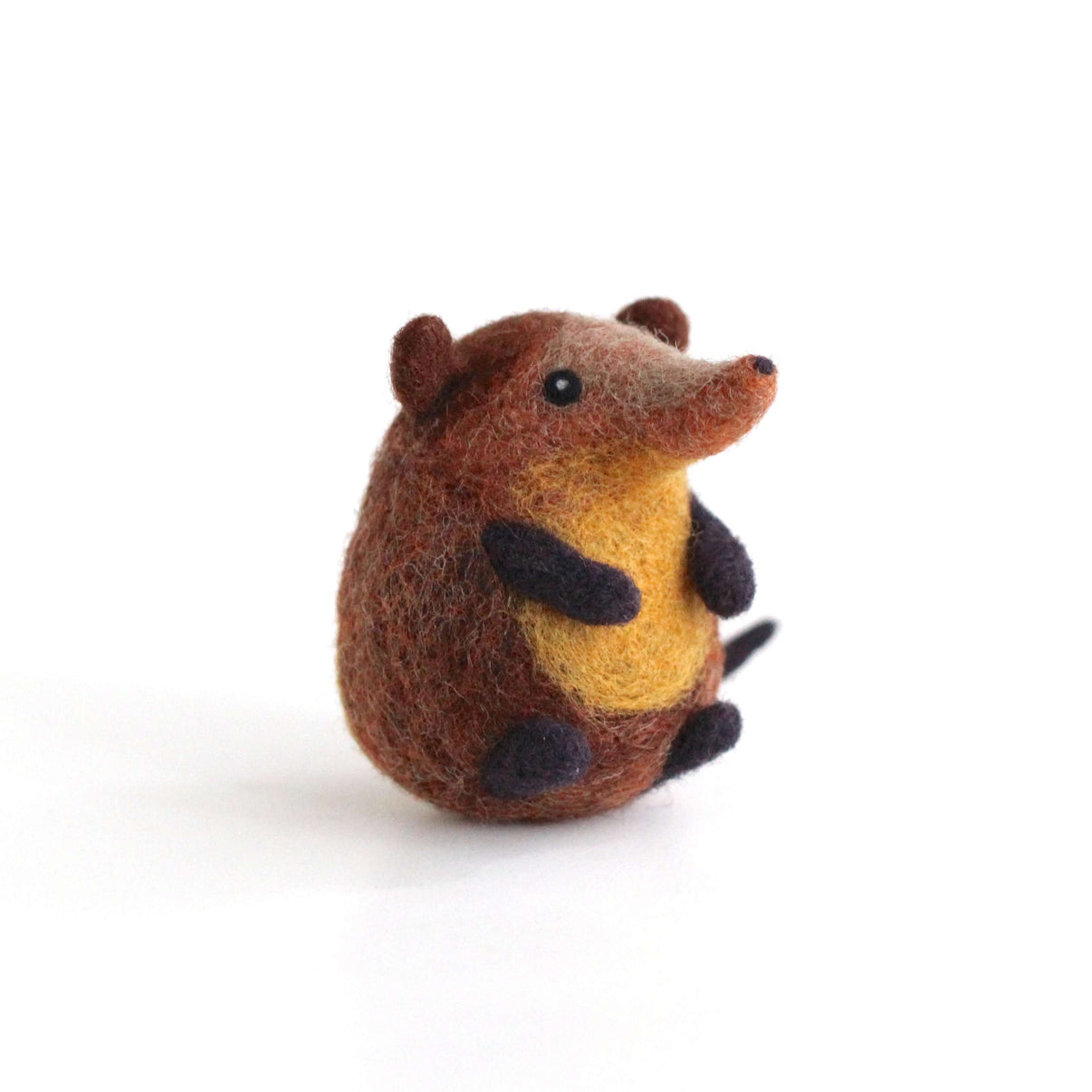 Needle Felted Golden-Rumped Sengi – Wild Whimsy Woolies