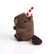 Needle Felted Party Beaver w/ Polka Dot Hat – Wild Whimsy Woolies