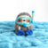Needle Felted Scuba Diver Sloth – Wild Whimsy Woolies