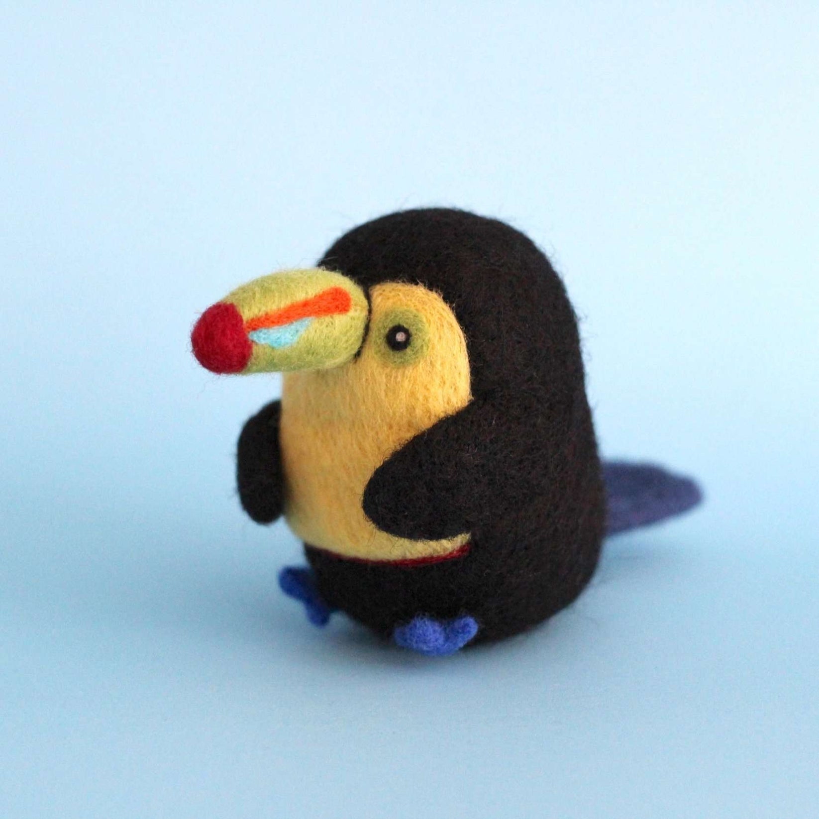Needle Felted Toucan – Wild Whimsy Woolies