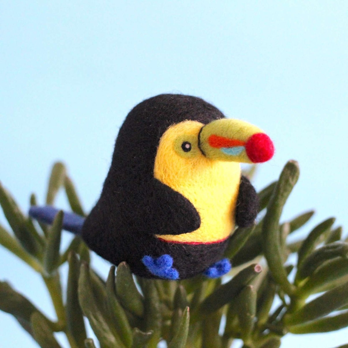 Needle Felted Toucan – Wild Whimsy Woolies