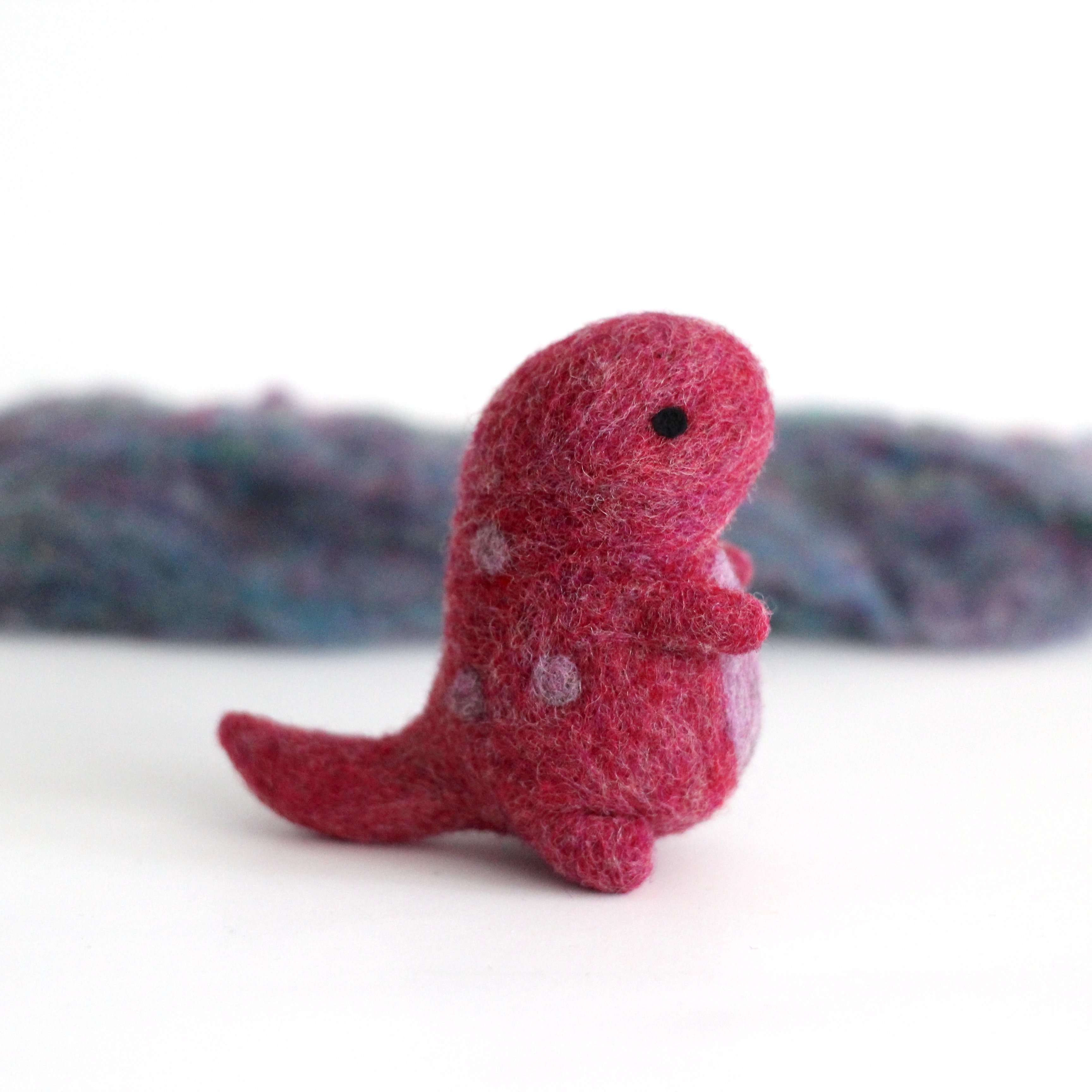Needle Felted Tyrannosaurus Rex – Wild Whimsy Woolies