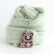Wild Whimsy Woolies - Tanuki Wooden Keychain - Japanese Raccoon Dog